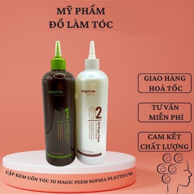 [Sophia Korea] Thuốc Uốn Xoăn Đa Năng 3D Thần Kỳ Magic Perm 500mlx2 Made In Korea | Shopee Việt Nam