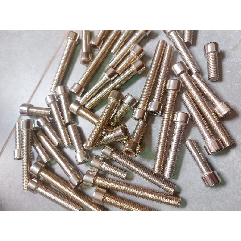 Túi 2 Ốc bulong INOX M8 8li lục giác chìm đủ kích cỡ 8li20mm đến ...