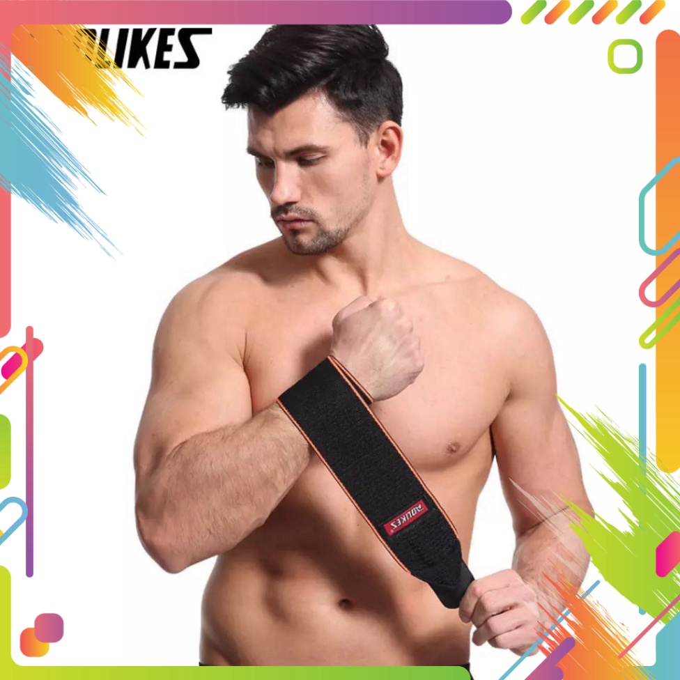 Băng cuốn cổ tay chuyên tập gym Aolikes AL1541 Quấn cổ tay Gym HW-1541 ...