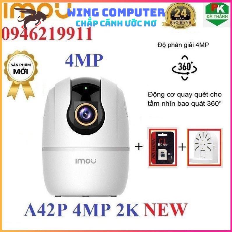 Camera wifi imou A42P 4MP H265 | Shopee Việt Nam