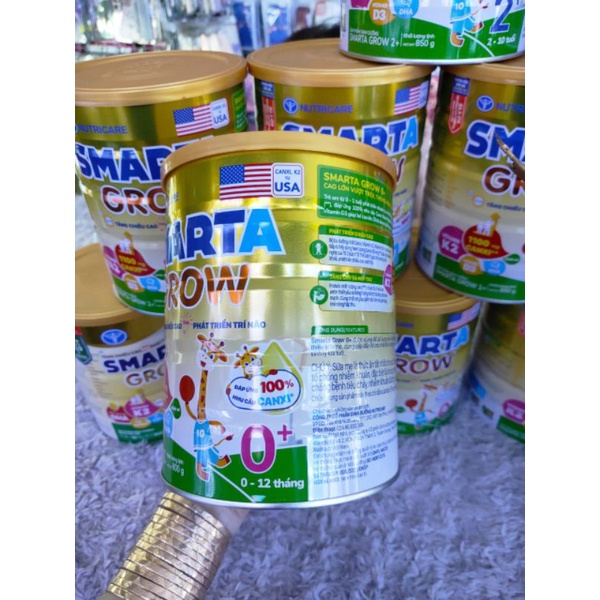Sữa bột Nutricare Smarta Grow 0+ (Dinh dưỡng cho trẻ thấp còi loại 800g) | Shopee Việt Nam