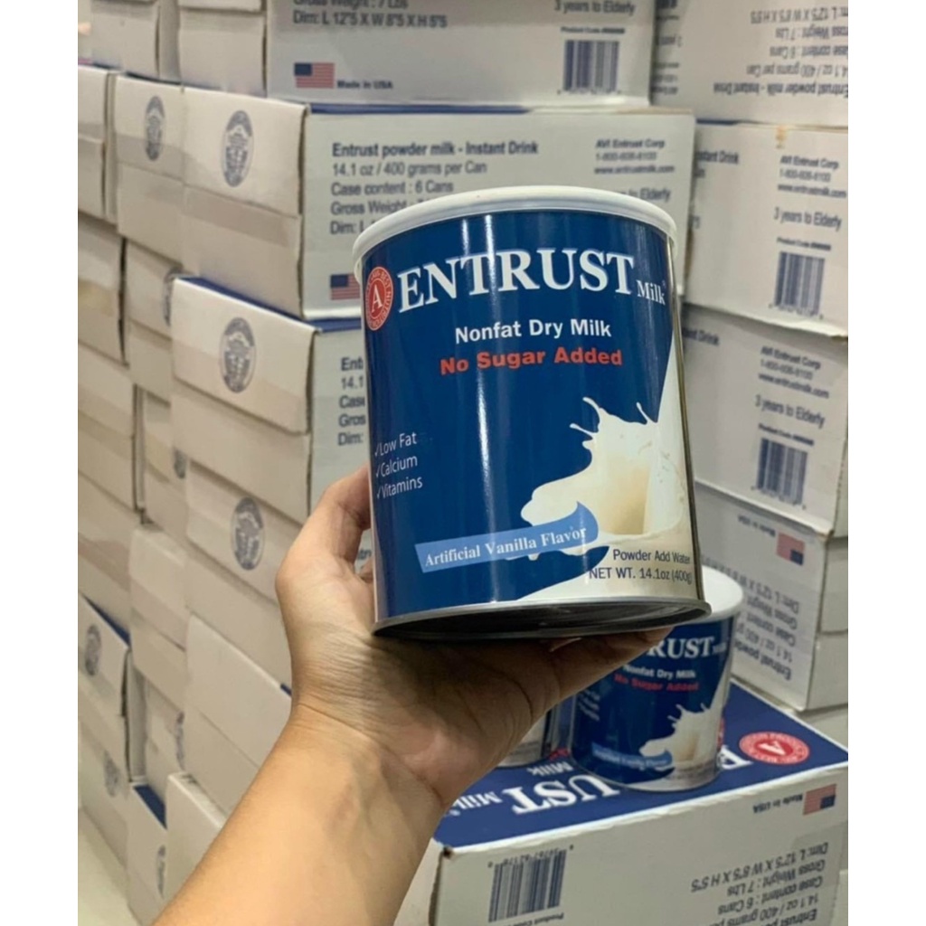 [Chính Hãng] Sữa Entrust dành cho người tiểu đường Entrust Milk 400g ...