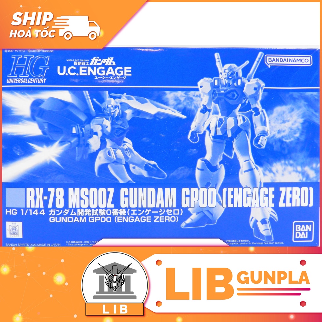 Mô Hình Lắp Ráp Gundam HG UC 1/144 Gundam GP00 Engage Zero (P-Bandai) | Shopee Việt Nam
