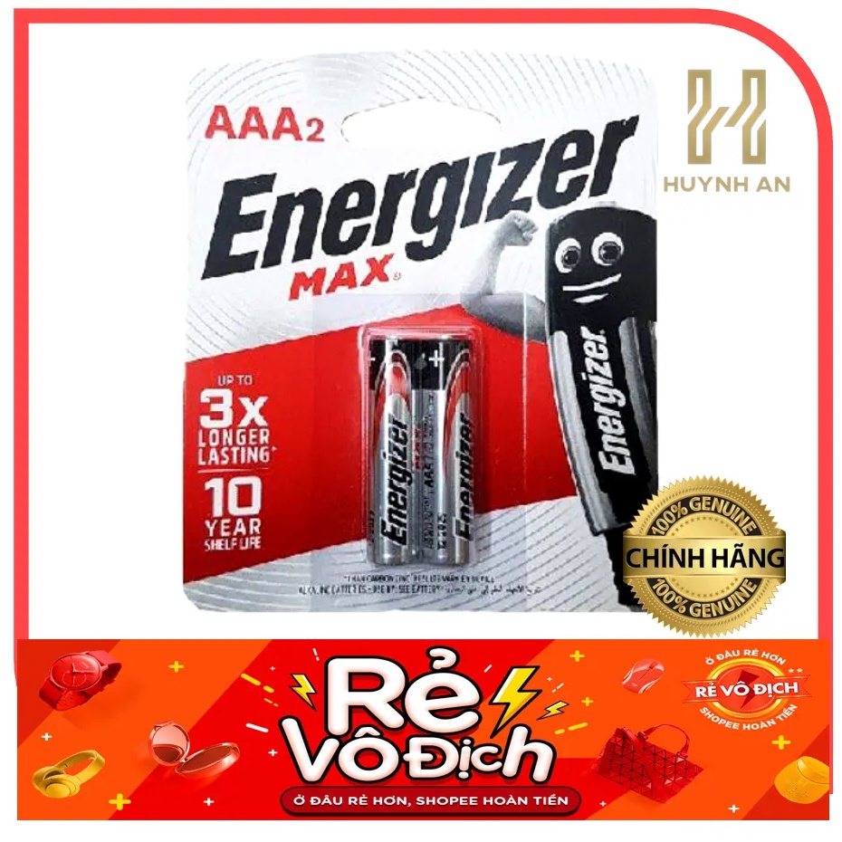 Pin Energizer AAA Siêu Bền (Pin Tiểu/ Pin Đũa) | Shopee Việt Nam