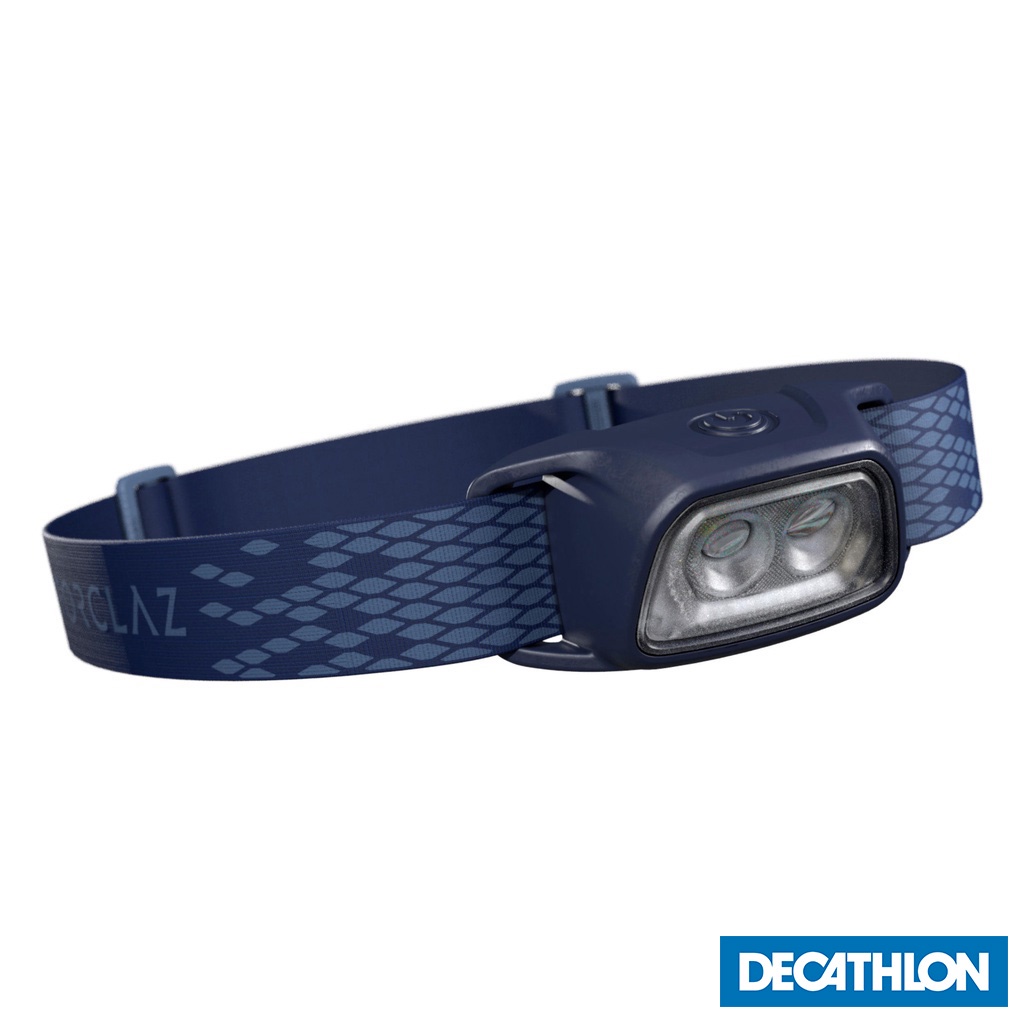 Đèn pin đeo đầu trekking có pin sạc trek 100 usb 120 lumen xanh dương ...