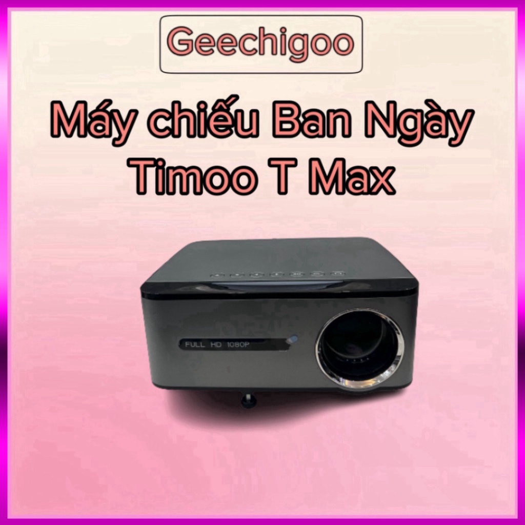 Máy Chiếu Mini TIMOO Max Pro Android 9.0 Full HD 1080HD Độ Sáng Cực Cao ...