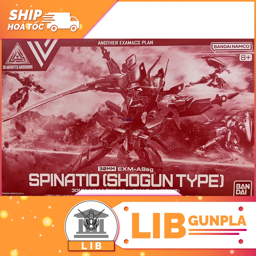 Mô Hình Lắp Ráp Bandai 30MM Spinatio Shogun (P-Bandai) | Shopee Việt Nam