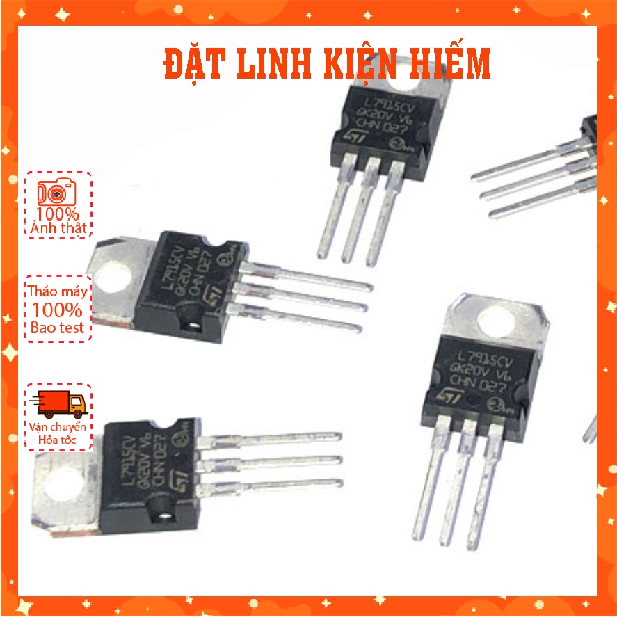 Linh kiện điện tử 7915 IC ổn áp L7915CV | Shopee Việt Nam