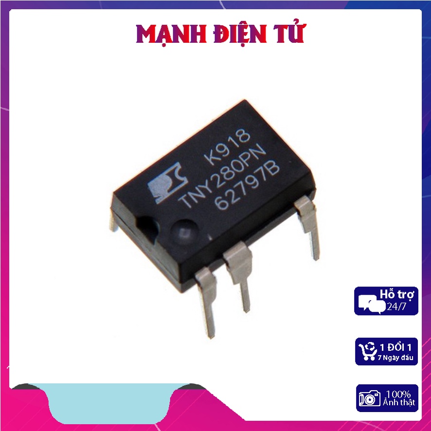 IC nguồn TNY280PN TNY280P TNY280 DIP-7 mới chính hãng linh kiện điện tử ...