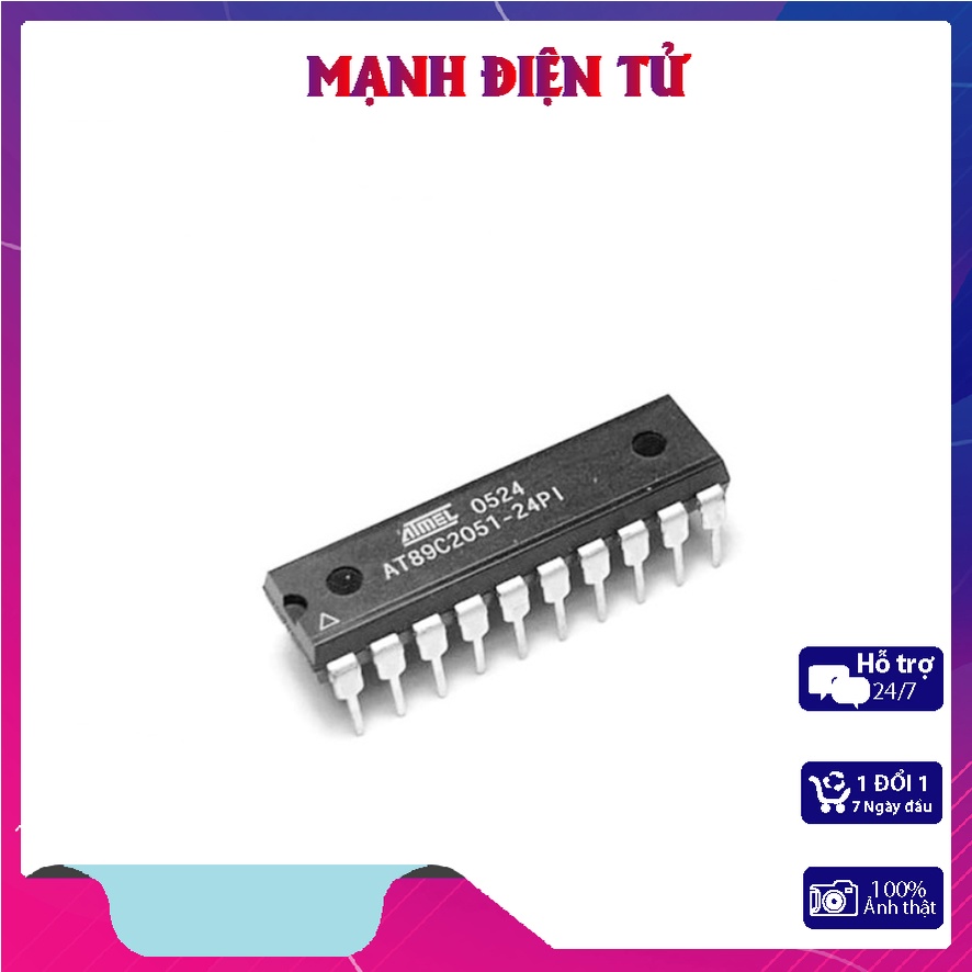 AT89C2051-24PU DIP20 mới chính hãng | Shopee Việt Nam