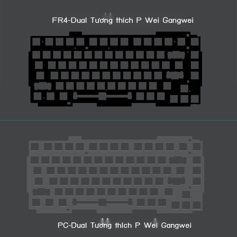 [GIÁ SỈ] Bảng định vị bàn phím Keychron Q series PC/FR4 tương thích với P Wei Gangwei/đồng/nhôm ...