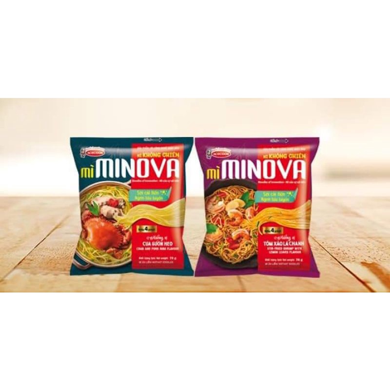 Mì không chiên MINOVA 72g | Shopee Việt Nam