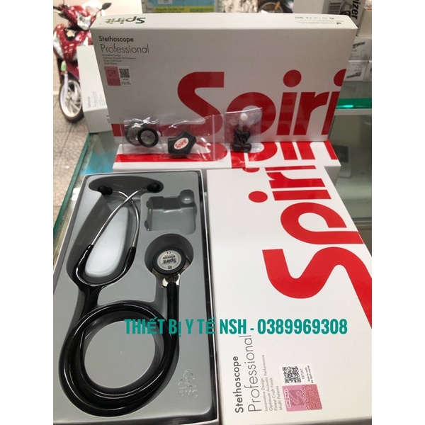 ️Cao Cấp] Tai nghe Ống nghe y tế 2 mặt Spirit CK-SD601PF Spirit CK SD601PF Ống nghe y tế y khoa ...