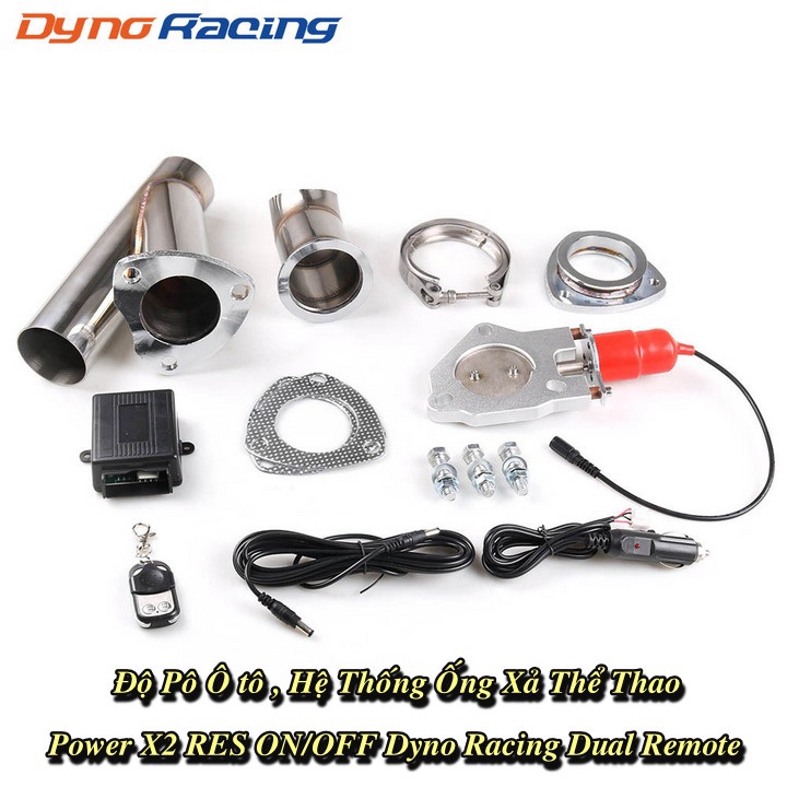 Euro Home - Độ Pô Ô Tô , Hệ Thống Ống Xả Thể Thao Power X2 RES ON/OFF Dyno Racing Dual Remote ...