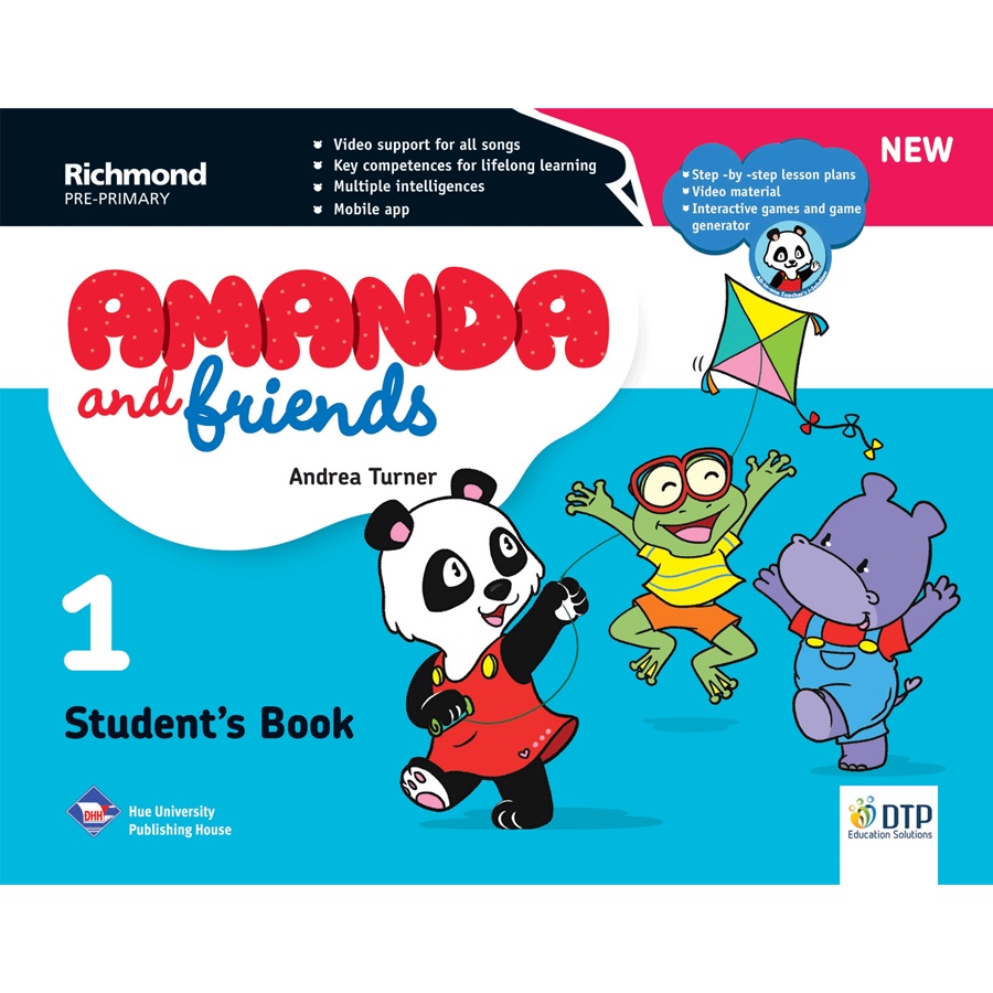 Sách - DTPbooks - New Amanda & Friends Student's Book Level 1 with ...
