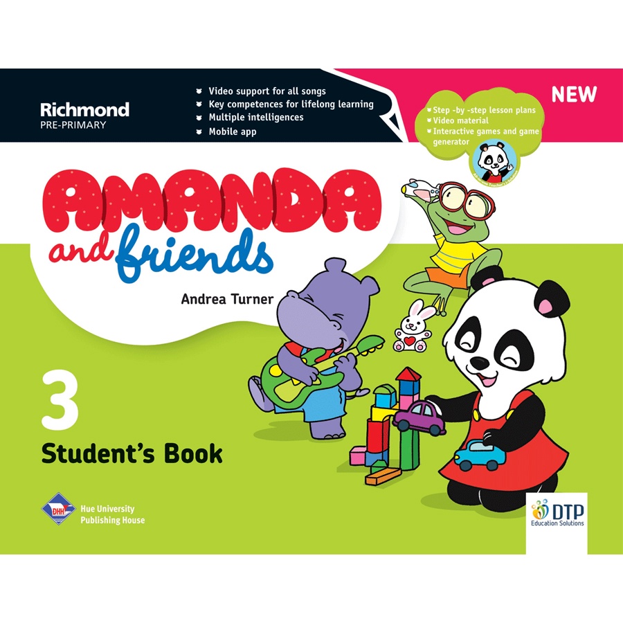 Sách - DTPbooks - New Amanda & Friends Student's Book Level 3 with ...
