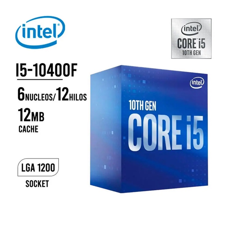 CPU Intel Core i5-10400F (2.9GHz turbo up to 4.3Ghz, 6 nhân 12 luồng ...