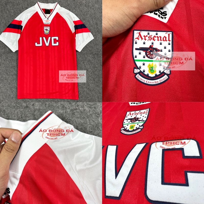 Retro.ARSENAL 92/94 - Áo Bóng Đá RETRO CLASSlC hàng Thái cao cấp ...