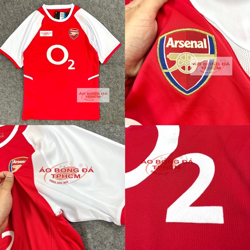 Retro.ARSENAL 2002 - Áo Bóng Đá RETRO CLASSlC Thái cao cấp -RETRO ...