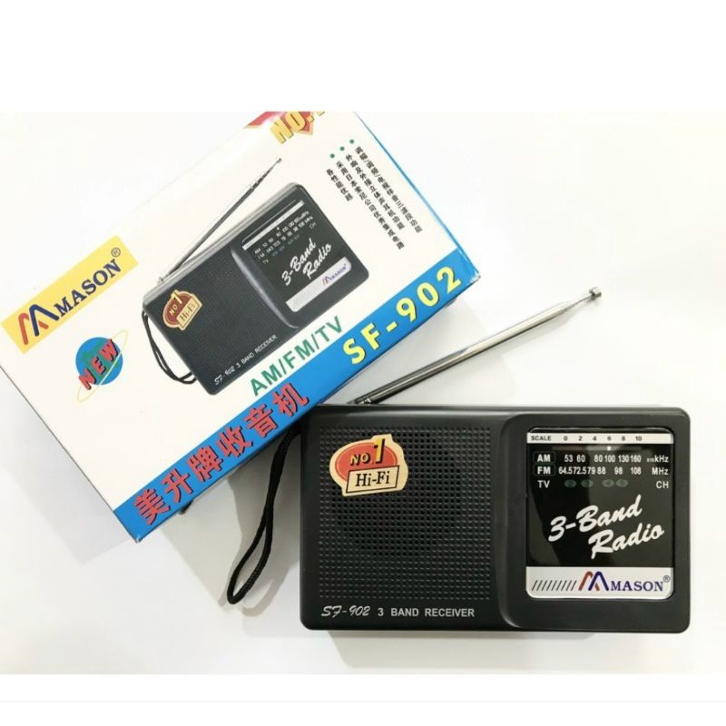 Đài FM Chạy 2 Pin Đại 902, Bắt Sóng Khoẻ Loa To, Nhỏ Gọn - Tiện Lợi ...