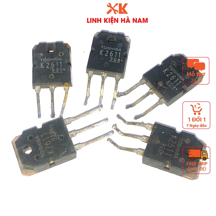 K2611 2SK2611 9A 900V 150w TO-3P mosfet kênh-N igbt sò máy hàn bếp từ tháo máy chính hãng ...