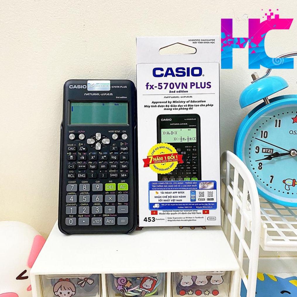 Máy tính Casio FX 570VN Plus - Bào hành 7 năm 1 đổi 1 - hang_chuan | Shopee Việt Nam