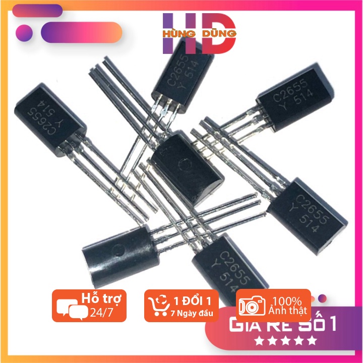 Transistor C2655-Y C2655 TO-92 NPN 2A 50V mới chính hãng | Shopee Việt Nam