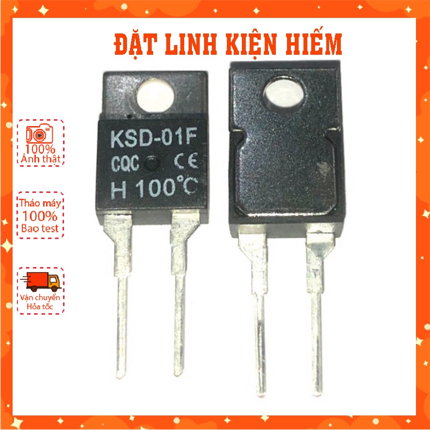 KSD-01F H100C D100C thường đóng và thường mở nhiệt độ công tắc điều ...