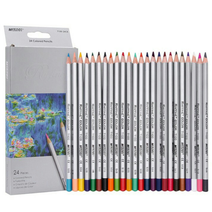 Chì màu Marco Raffine set 12/24/36 màu chì cao cấp chính hãng | Shopee ...