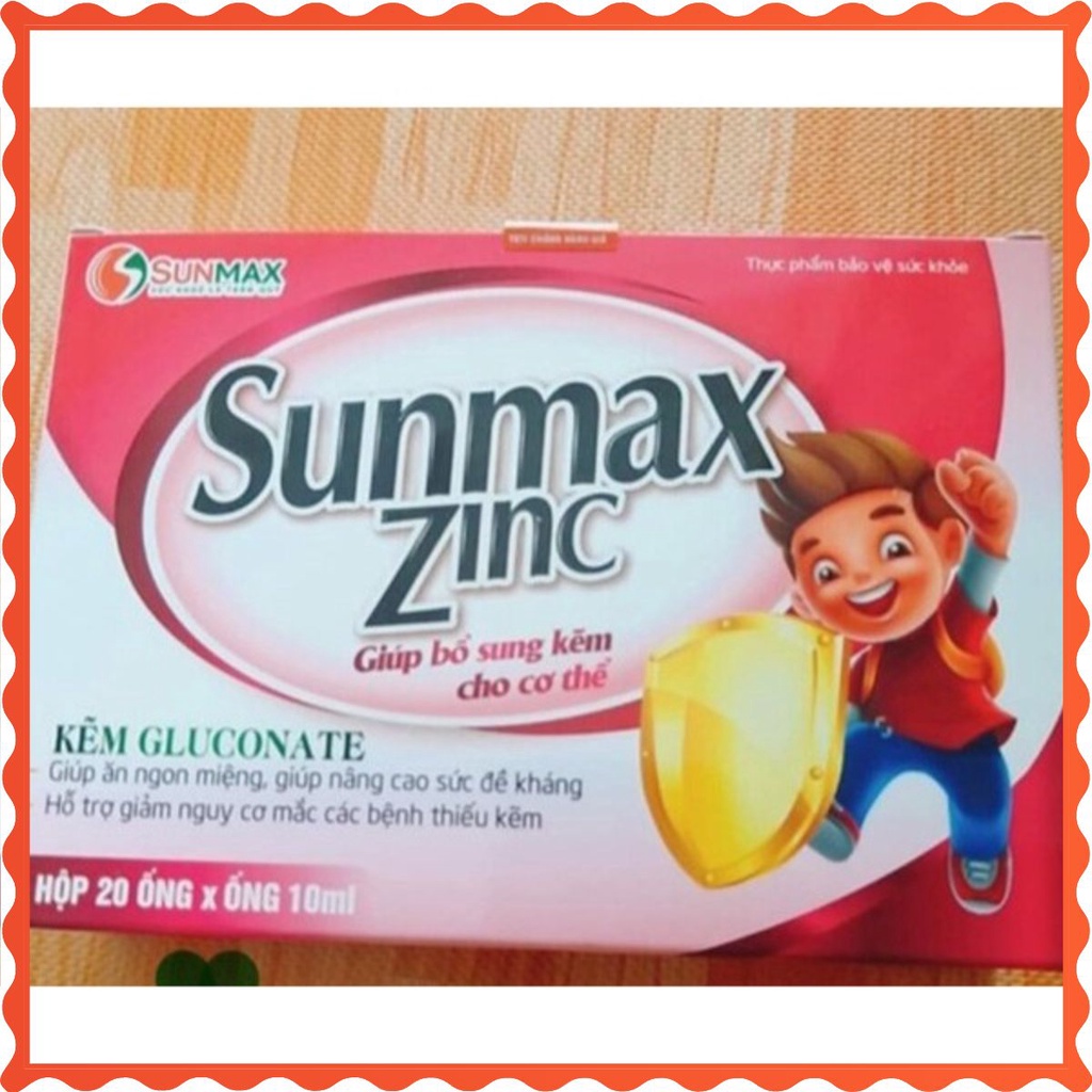 [Chính Hãng] Ống Sunmax ZinC Bổ Sung Kẽm -ống 10ml | Shopee Việt Nam