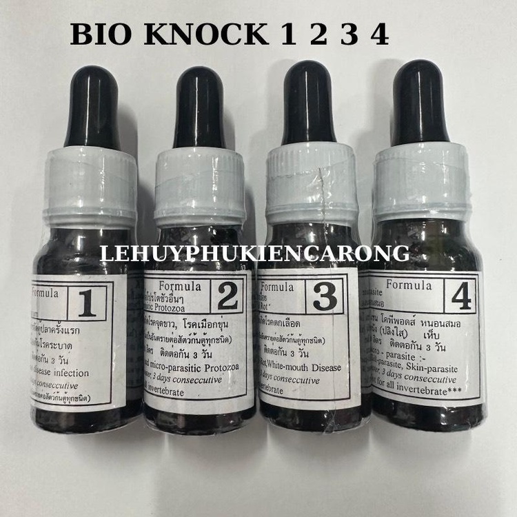 Bio Knock 1 2 3 4 - BIO KNOCK SỐ 2, SỐ 3 Phòng Và Diệt Các Loại Nấm Cá ...