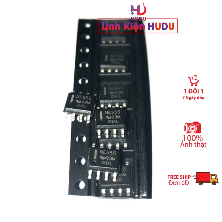 IC tạo xung NE555 SOP8 NE555N IC dao động chân dán | Shopee Việt Nam
