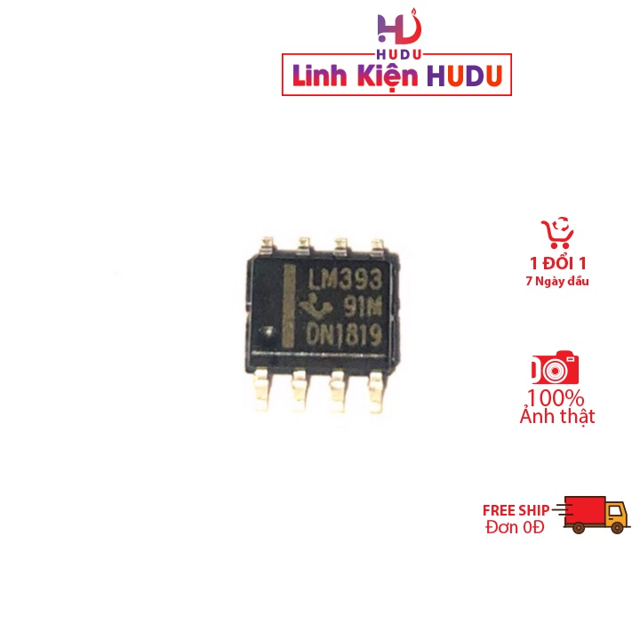 LM393 LM393M SOP-8 ic khuếch tán thuật toán chân dán mới chính hãng | Shopee Việt Nam