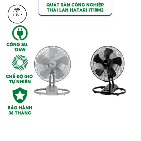 Quạt sàn công nghiệp Thái Lan Hatari IT18M2 - Hàng chính hãng bảo hành ...