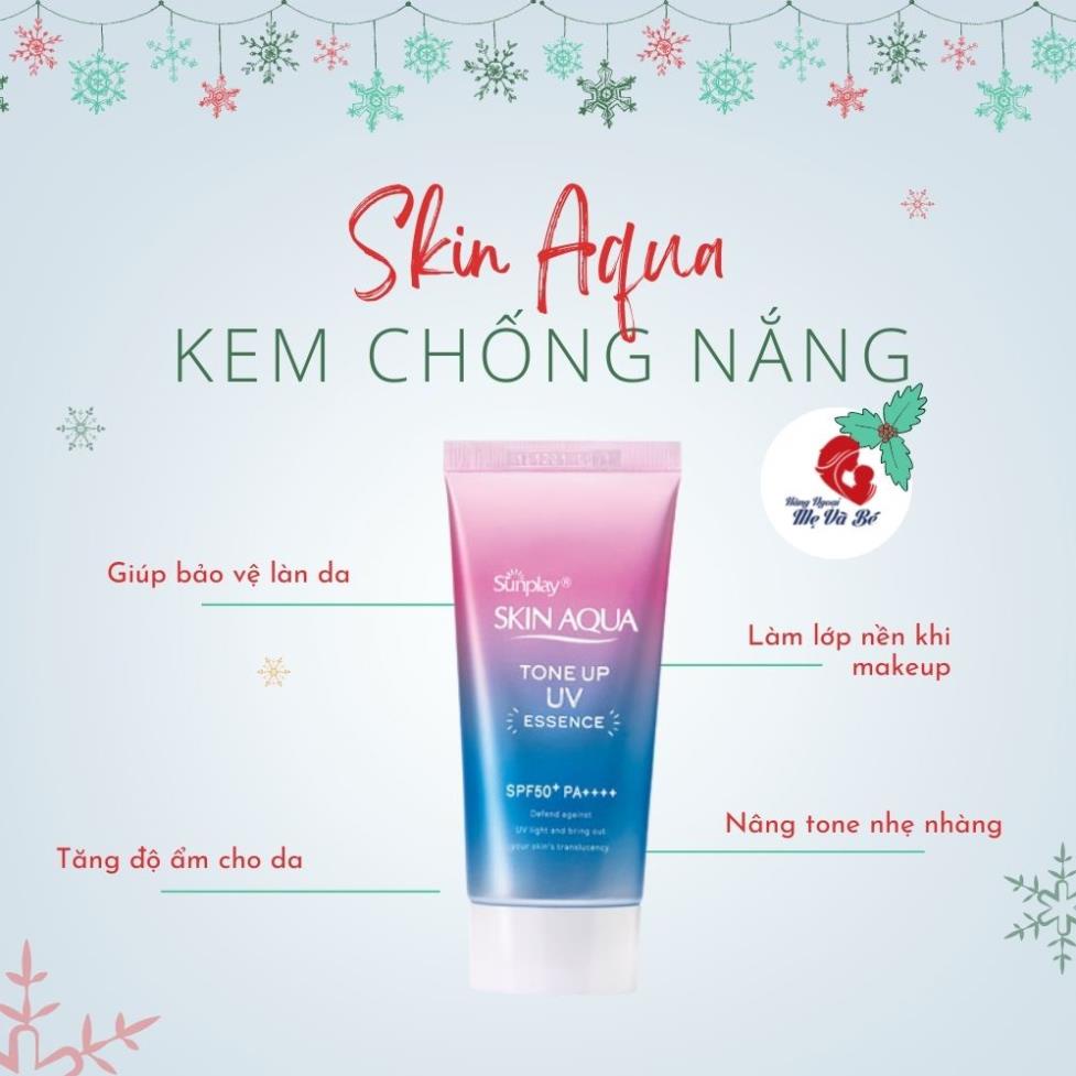 Kem chống nắng Skin Aqua Tone Up UV Nhật Bản SPF 50+PA++++ 80g | Shopee Việt Nam