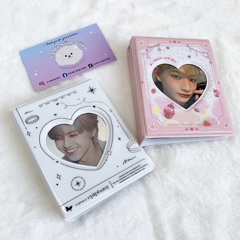 [SAMi] Collect book 1 ô sheet PVC sổ đựng card dễ thương | Shopee Việt Nam