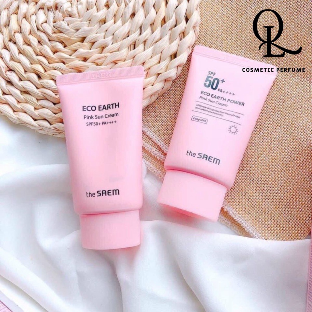 (KCN) Kem chống nắng The Same ECO EARTH POWER PINK SUN CREAM | Shopee ...