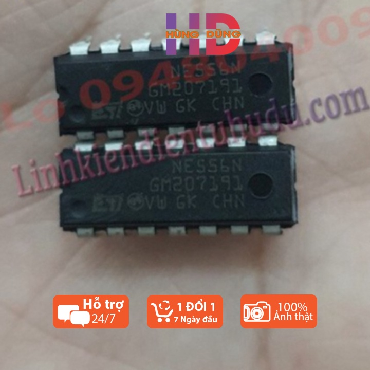 Linh Kiện Điện Tử IC NE556 DIP-14 chân cắm | Shopee Việt Nam