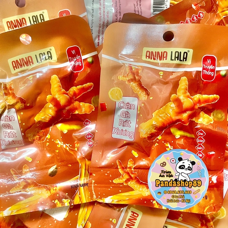 Chân gà rút xương da giòn vị truyền thống Anna Lala (gói 26g) | Shopee ...