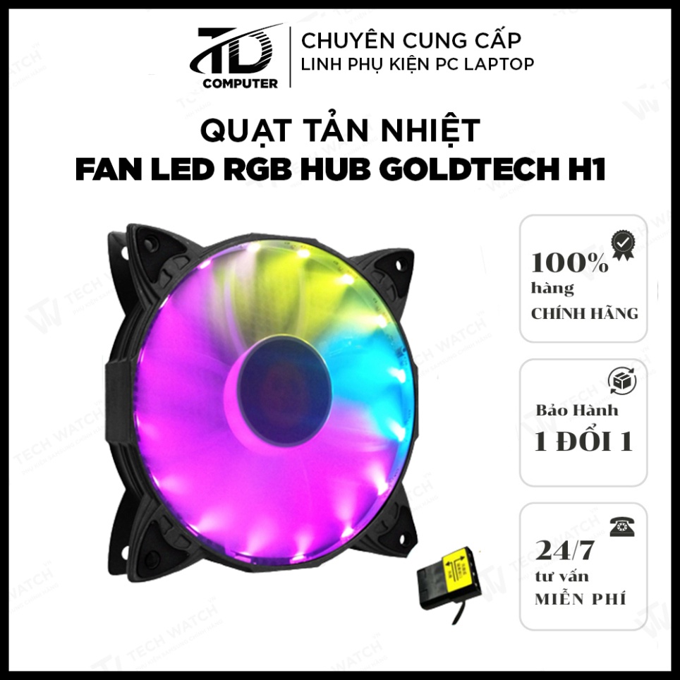 [FLASSALE] Quạt khuếch tán nhiệt lượng - Fan Led RGB Cắm nguồn thẳng ...