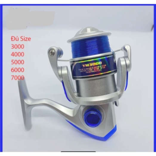 Máy Câu Cá YUMOSHI YM Nhật Bản 12 Vòng Bi - Máy Câu Đứng Đủ Size 2000,3000, 4000, 5000, 6000 ...