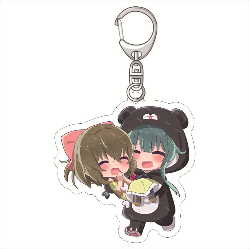 Móc Khóa Acrylic Hình Gấu Đáng Yêu Kuma Kuma Kuma Bear Yuna Fina Noire