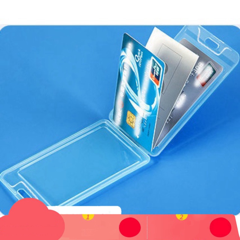 tt Bảng tên Thẻ đeo trong suốt 2 mặt MK8 tag name Dây đeo thẻ Bao thẻ ...