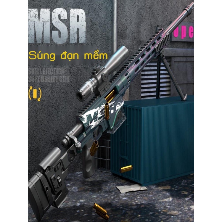 [SẴN-RẺ] Súng bắn đạn mềm MSR quá khổ phóng đạn mô phỏng awm lấy 98g mô hình súng bắn tỉa cs8 ...