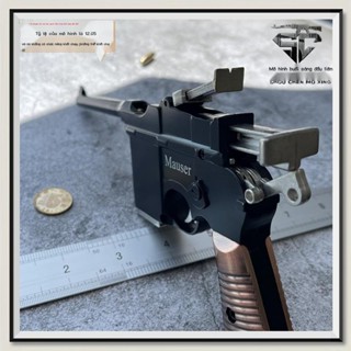 Ảnh thật/Sẵn] 1:2.05 Mauser vỏ súng mô hình hợp kim súng vỏ kim loại ...