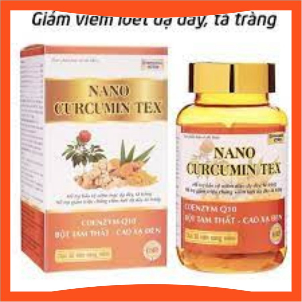 [nhà thuốc 068] Viên Uống Nano Curcumin Tex- Hỗ Trợ Giảm Triệu Chứng Viêm Loét Dạ Dày Tá Tràng ...
