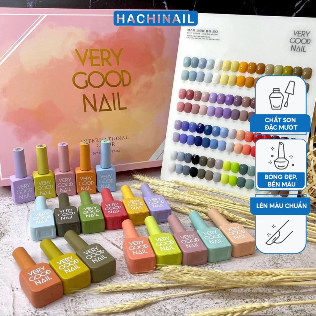 Set sơn gel Very Good Nail 60 màu bộ sơn gel tông tone màu Hàn Quốc ...