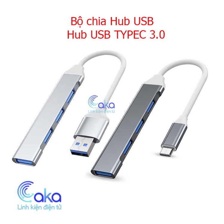 Bộ chia cổng Hub USB và Hub Type C 3.0 4 trong 1 | Shopee Việt Nam