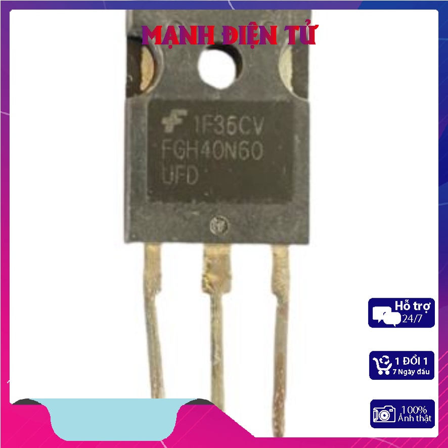 IGBT FGH40N60 (40A-600V) bóc máy chính hãng | Shopee Việt Nam