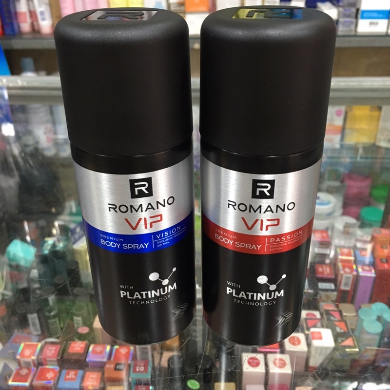 Xịt ngăn mùi toàn thân Romano VIP 150ml (đủ loại) | Shopee Việt Nam